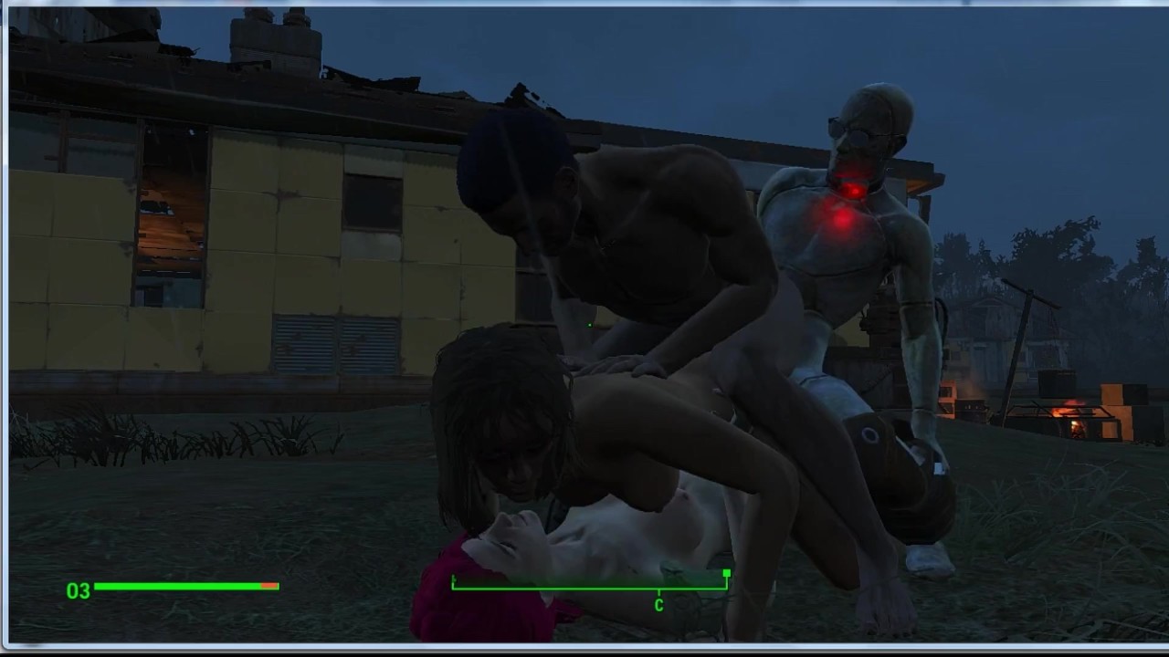 Fallout 4 Sex Mod СЕКС В ЧЕТВЕРОМ Порно игра игры для взрослых