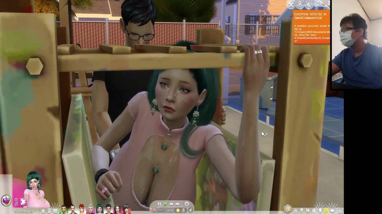 The Sims 4 6 People Having Intense Sex On An Easel Redtube